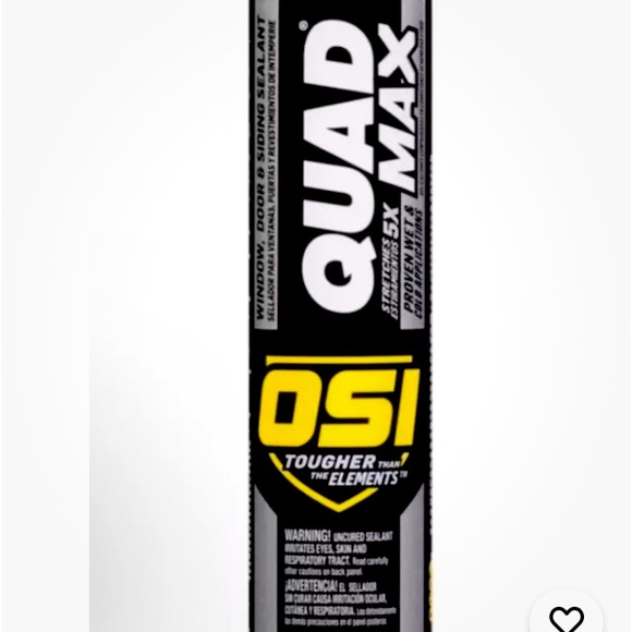 Other | New Sealed Osi Quad Max Caulk Window Sealant Clear Mix Box Of ...